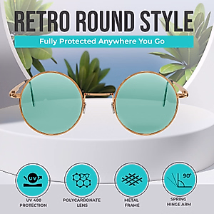 SunnyPro St Patricks Day Accessories Shamrock Headband Saint Patricks Glasses Sunglasses