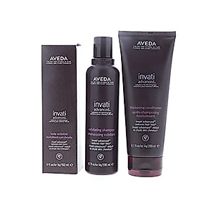 Aveda Invati Advanced Shampoo 6.7 Ounce, Conditioner Scalp Revitalizer 5 Ounce, Lavender, 1 Count, 11.7 Ounce