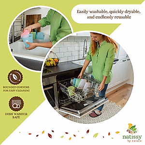 Reusable Bags Silicone, 8-Pack Silicon Storage Food Bags for Sandwich, Snacks and Lunch, Large & Small Silicone Bags Reusable Storage, Thick Silicone Food Containers, Freezer Baggies Dishwasher Safe