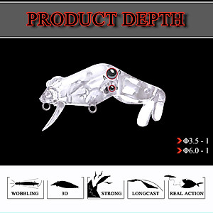 LOVEPET Bionic Fishing Bait,Ray Frog Fake Bait, Lures Bait,Fat Frog, Fishing Tackle,6 Pcs