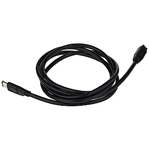 StarTech.com 6 ft IEEE-1394 Firewire Cable 9-6 M/M - IEEE 1394 Cable - 6 pin FireWire (M) to FireWire 800 (M) - 6 ft - Black - 1394_96_6