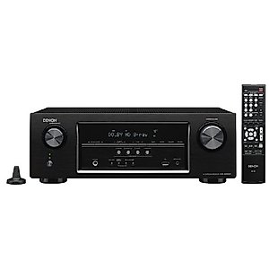 Denon AVR-S500BT 5.2 Channel AV Receiver With 4K Capability and Bluetooth
