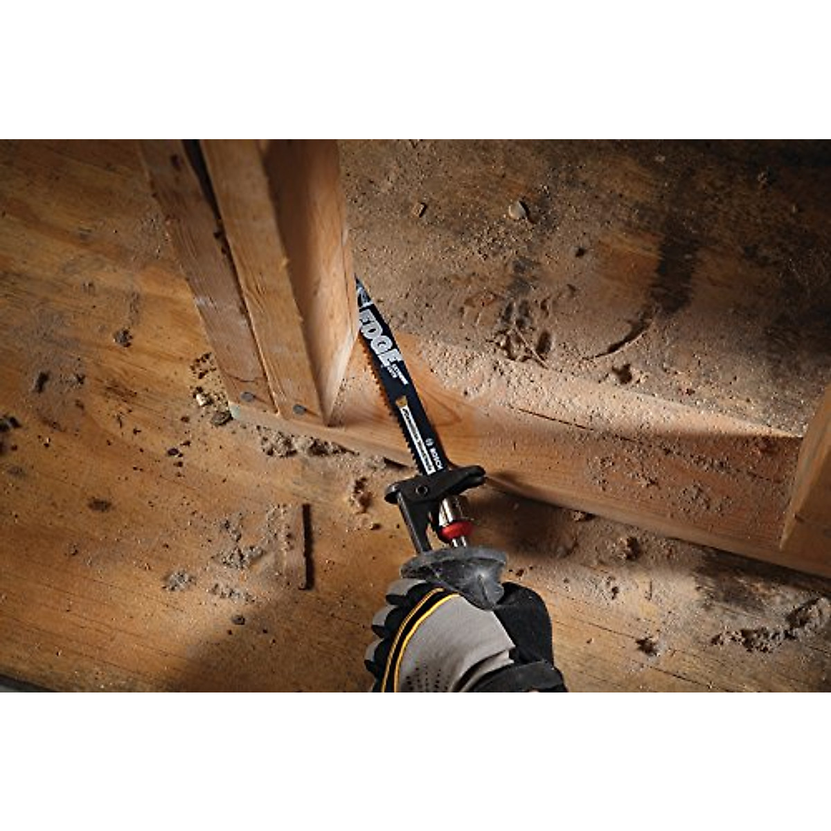 BOSCH RDN6V 5-Piece 6 in. 5/8 TPI Edge Reciprocating Saw Blades for Wood/Nail Demolition