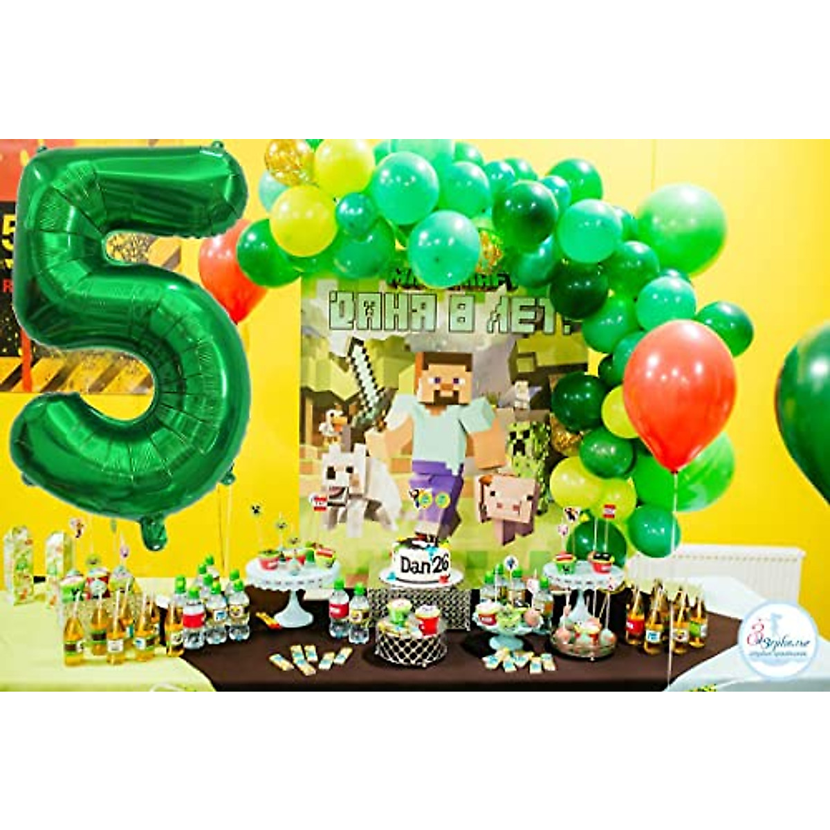 40 Inch Huge Dark Green Numbers 5 Balloons Decorations Birthday Party Supplies Helium Foil Mylar Big Digital 0-9 Summer 2022 Graduation Anniversary Celebrations(Emerald Green 5 balloon)