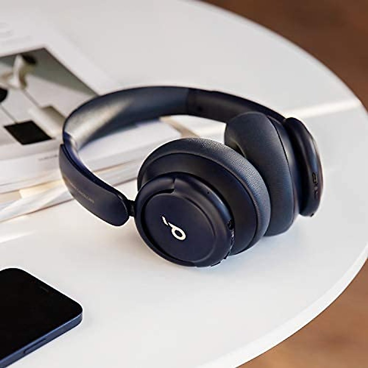 Soundcore by Anker Life Q30 Hybrid Active Noise Cancelling Headphones with Multiple Modes, Hi-Res Sound, Custom EQ via App, 40H Playtime, Comfortable Fit, Bluetooth Headphones(Renewed)