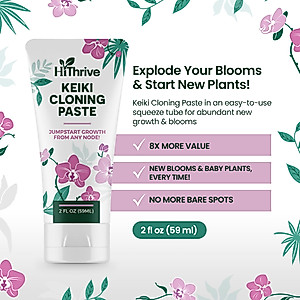 2oz Keiki Paste for Plants - Up to 150 Applications, Keiki Cloning Paste for Plants to Grow Orchids Baby Plant & New Blooms, Ideal Keiki Paste for Orchids & Houseplants, Convenient Plant Cloning Paste