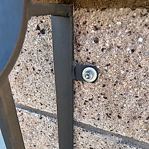 Sidco Supply Weld Tabs - Weld On Steel Tab- Flat Tab Brackets – 1” W, 1 .5” H , 3/8” Hole, 1/8” Thickness – Steel Welding Tabs (25 Pack)