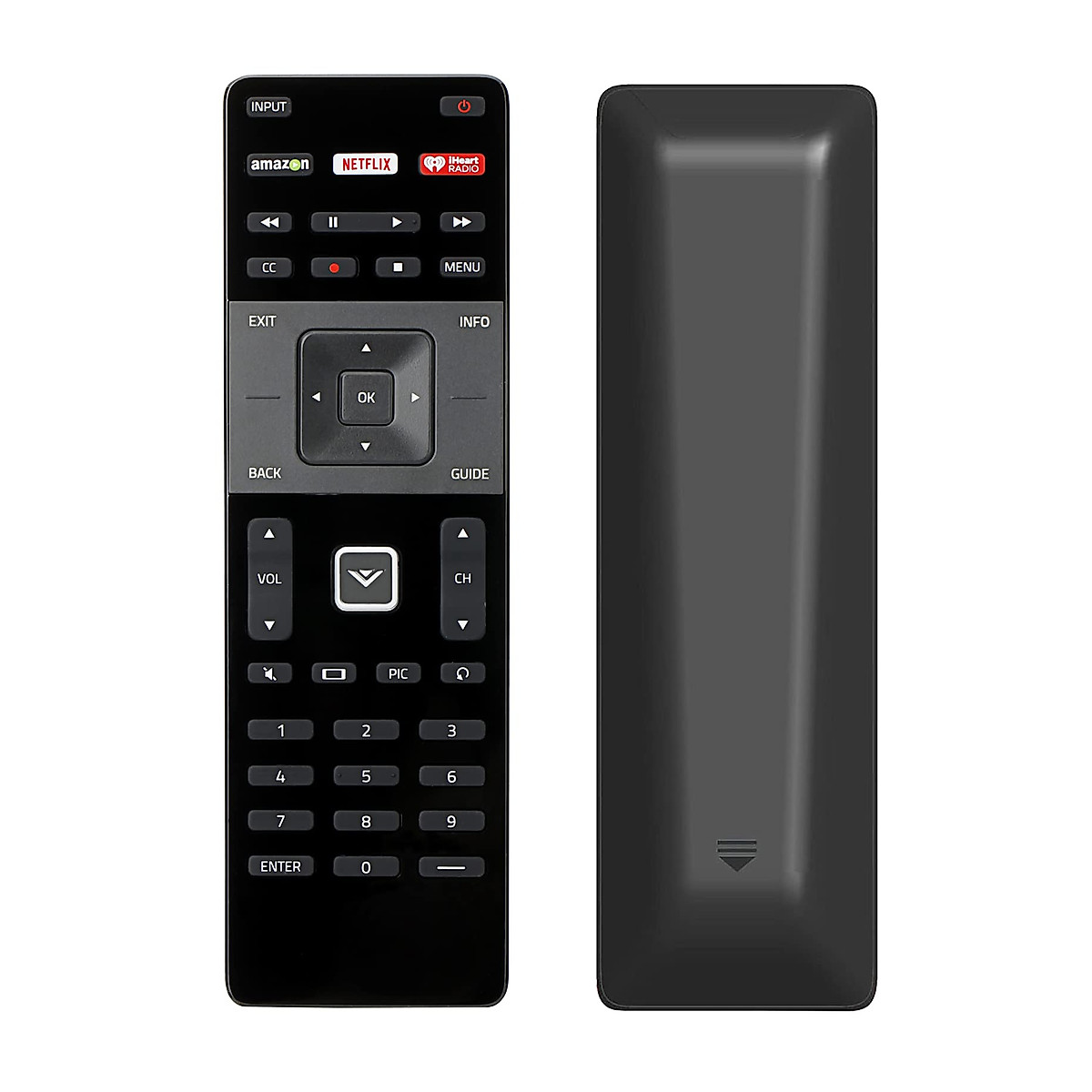 XRT122 Replace Remote Control fit for VIZIO TV D24-D1 D24H-E1 D28H-D1 D32-D1 D32F-E1 D32H-D1 D32X-D1 D39F-E1 D39H-D0 D40-D1 D40F-E1 D40U-D1 D43-D1 D43-D2 D43-E2 D43F-E1 D43F-E2 E65-C3
