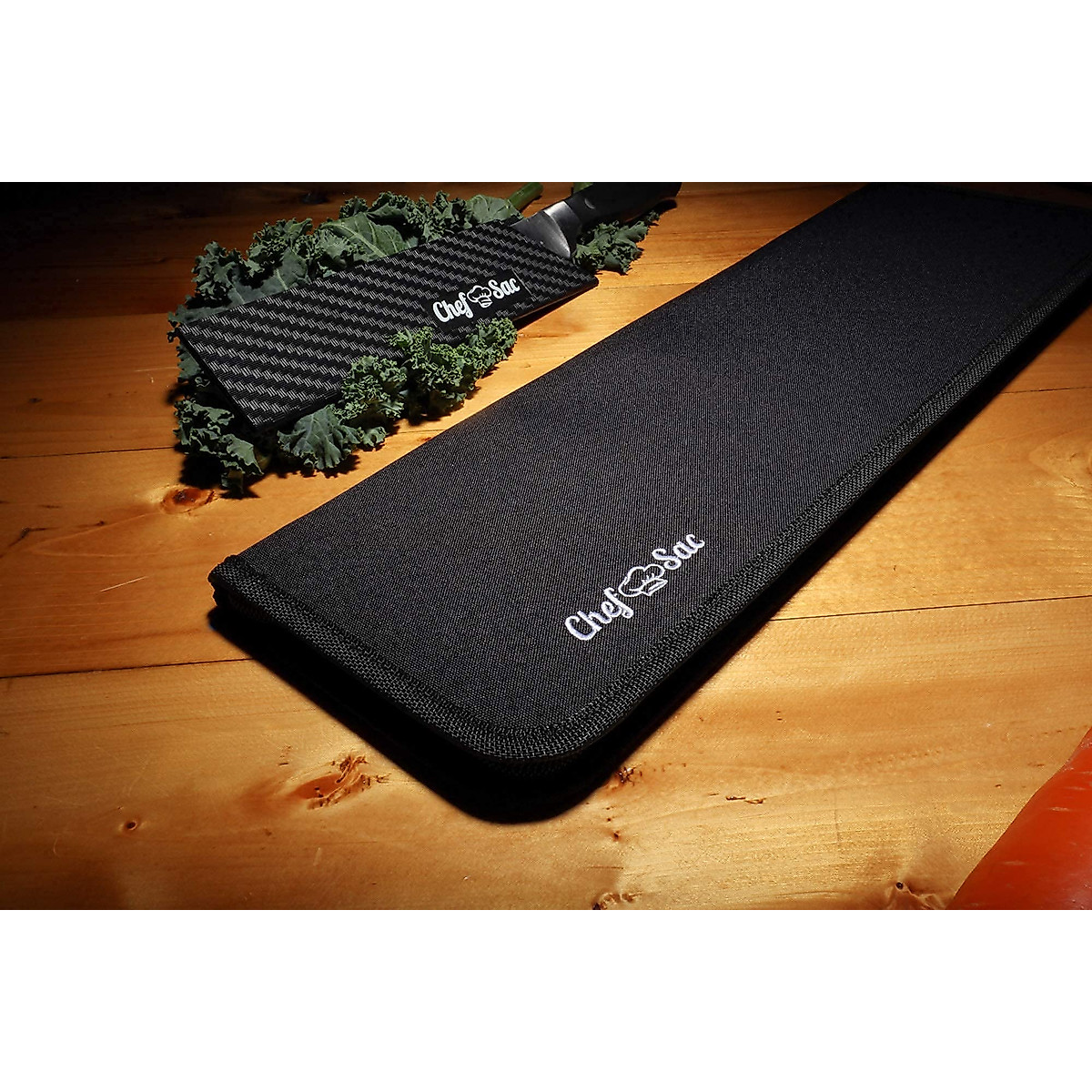 Chef Sac Chef Knife Folder Case Bag with 2-Pack Knife Guards (8.5") Included