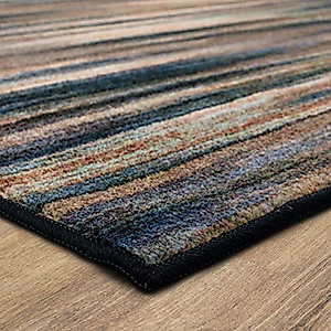 Mohawk Home Kearney Navy Area Rug, 5'x8', Tan