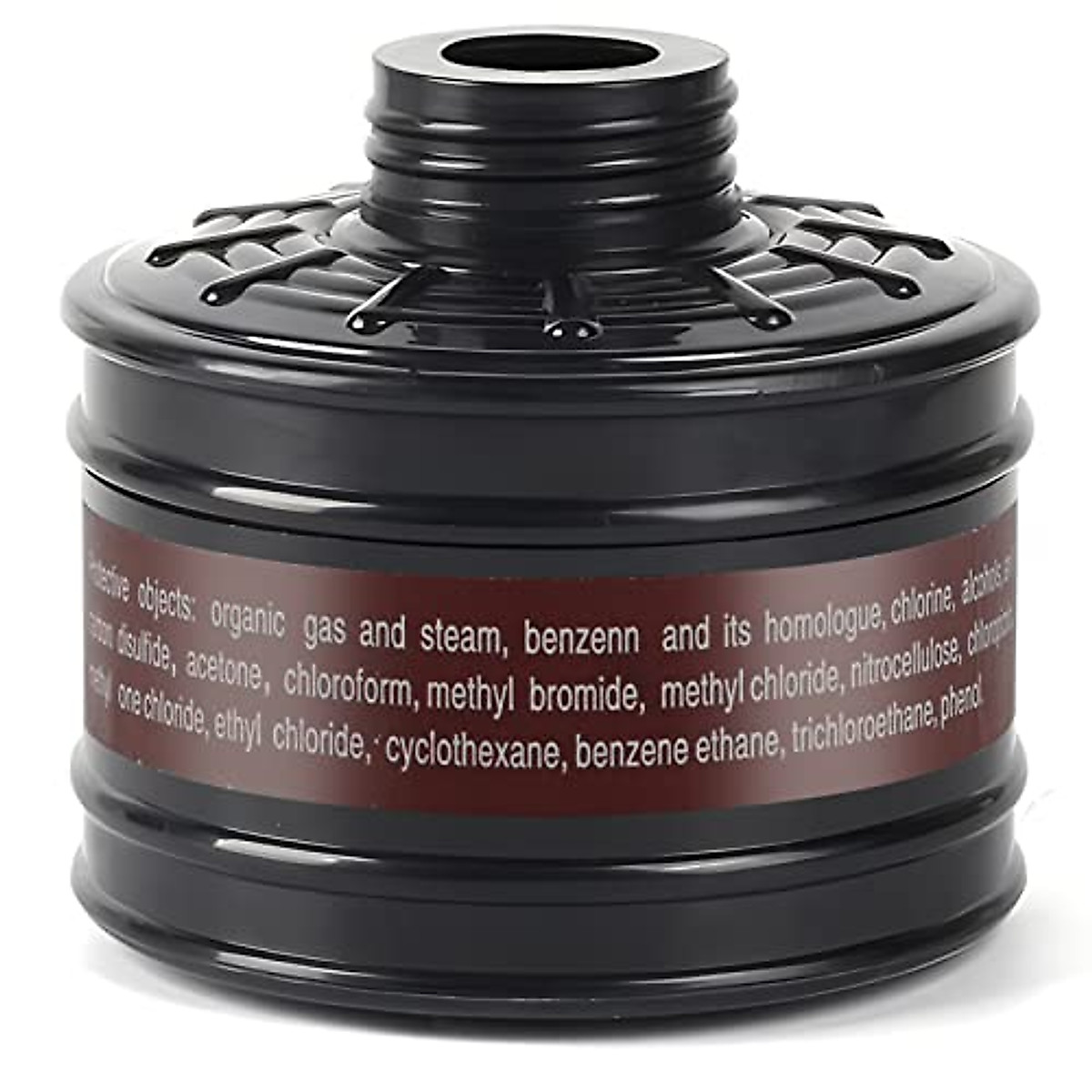 AMZYXUAN 40mm Gas Mask Filters, Single Gas Mask Filter for Gas Mask, 40mm Activated Carbon Filter Against Vapors, Dust, Paint, Spray, Welding