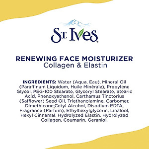 St. Ives Renewing Collagen & Elastin Moisturizer, 10 oz (Pack of 2)
