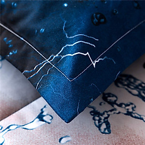 NTBED Baseball Comforter Set Full Size for Boys Teens,3D Sports Bedding Comforter,Fire Printed Quilt Set with 2 Pillow Shams