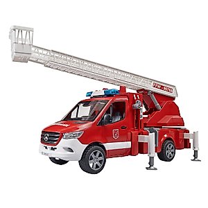 Bruder 02673 MB Sprinter Fire Engine w Ladder Water Pump & L/Smodule