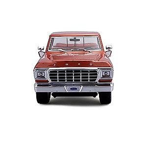Maisto - 1/18 Scale Model Compatible with Ford Replica Miniature Model Classic Vintage Collectible F150 Pick-up 1979 (Blue)