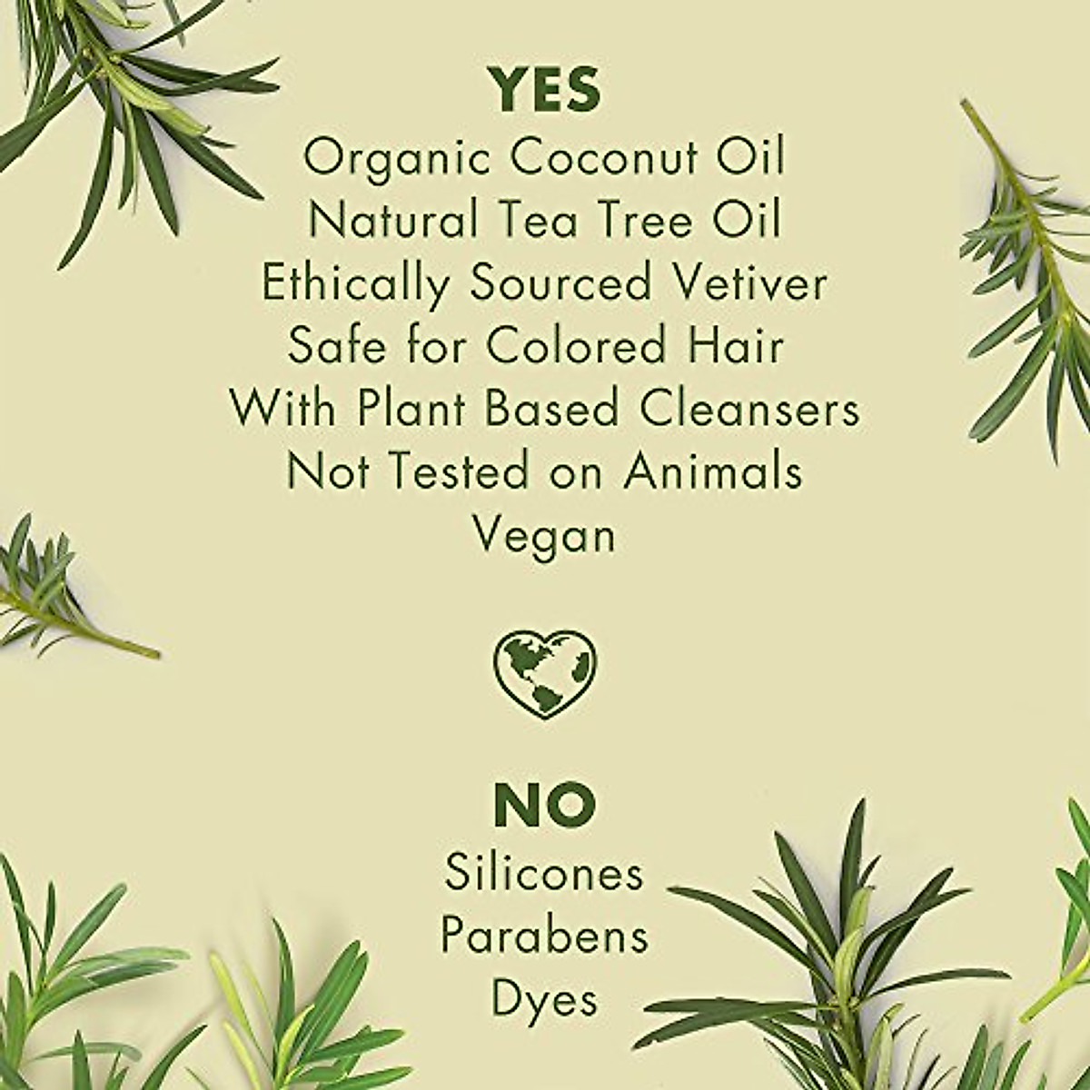 Love beauty and planet tea tree oil & vetiver shampoo, 400ml (1 battles)