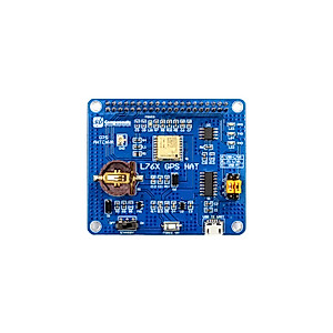 sb components Raspberry Pi GPS HAT GNSS Module GPS HAT for Raspberry Pi 4B/3B+/3B/2B/Zero/W/Zero WH, Supports GPS, BDS, QZSS, etc.