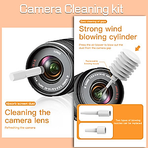 Cleaner Kit for Airpods, Earbuds Cleaning kit for Airpods Pro 1 2 3, Phone Cleaner kit with Brush for Bluetooth Earbuds Cleaner, Wireless Earphones,iPhone,Laptop, Camera (Pro White)