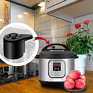 Steam Release Valve Handle Replacement for Instant Pot Duo/Duo Plus 3, 5, 6 and 8 Quart, Mini 3 Qt, Duo50 5 Qt, Duo/Duo Plus 60 6 Qt, and Duo/Duo Plus 80 8 Qt