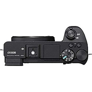 Sony Alpha a6500 Mirrorless Digital Camera (Body) ILCE6500/B + Sony FE 24-70mm f/2.8 GM Lens SEL2470GM + NP-FW50 Replacement Lithium Ion Battery + Deluxe Cleaning Kit Bundle