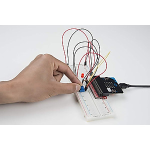 SparkFun Inventor's Kit Bridge Pack for Micro:bit v1 (not Included) Start Learning Programming Electronics Use for Education Classroom MakerSpace Library at Home Learning No Solder Eleven Experiments