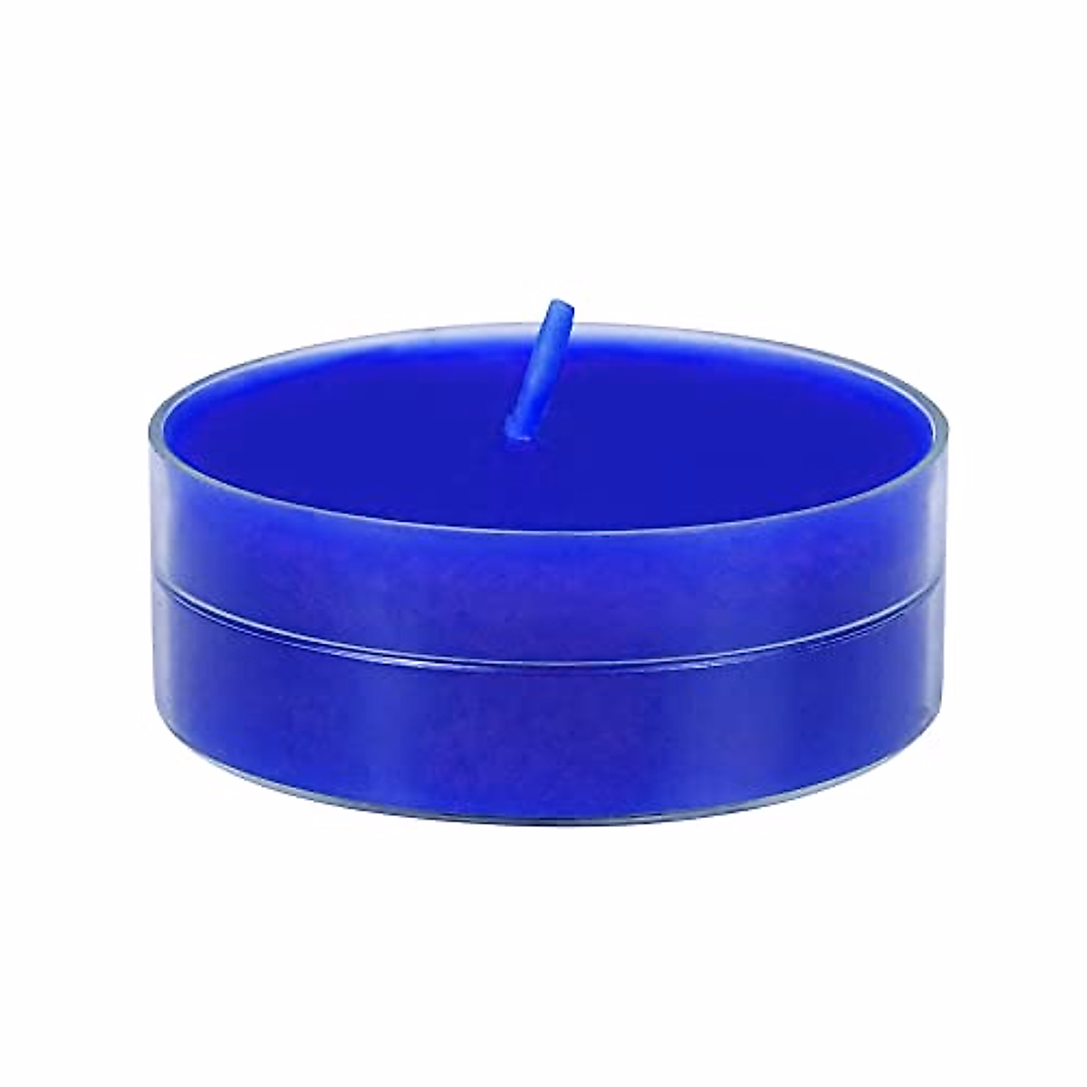 Zest Candle 12-Piece Tealight Candles, Mega Oversized Blue s