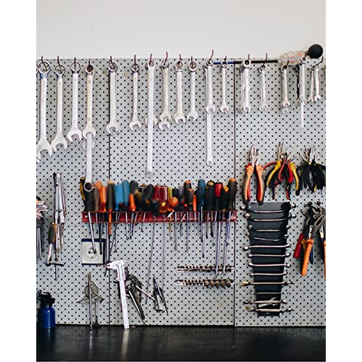 VICRING Small Wrench Set 20 Pcs Mini Wrench Set Metric SAE Ignition Wrench Set Open and Box End Wrench Set Combination Wrench Sets with Storage Pouches and Key Chains, 4mm-11mm & 5/32"-7/16" (Silver)