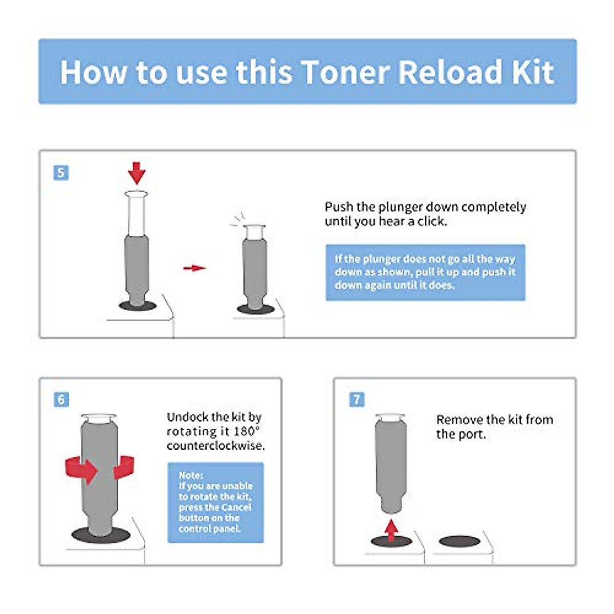 TEINO Compatible Toner Reload Kit Replacement for HP 143A W1143A 143AD W1143AD ues with Neverstop Laser Printer 1001nw MFP 1201n 1202nw (Black, 2-Pack)