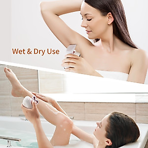 UPTARD Womens Electric Shaver,Electric Razors for Women,Womens Electric Razor for Legs,Bikini Trimmer for Women,Facial Hair Removal for Women,Shaver for Women