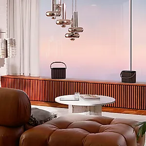 Bang & Olufsen Beosound A5 - Portable Bluetooth Speaker with Wi-Fi connection, Carry-Strap, Dark Oak