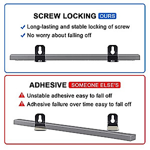 Black Mount Bracket for Samsung Soundbar HW-N950 HW-S40T HW-S41T HW-S60T HW-T400 HW-T420 HW-T450 HW-T50M/ZA HW-T550 HW-T650 HW-T650/ZA HW-R650 HW-R60C HW-R60M Sound Bar Mounting Brackets for Wall