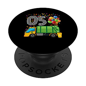 Happy O5 Waste Picker Dumpster Garbage Truck PopSockets Swappable PopGrip