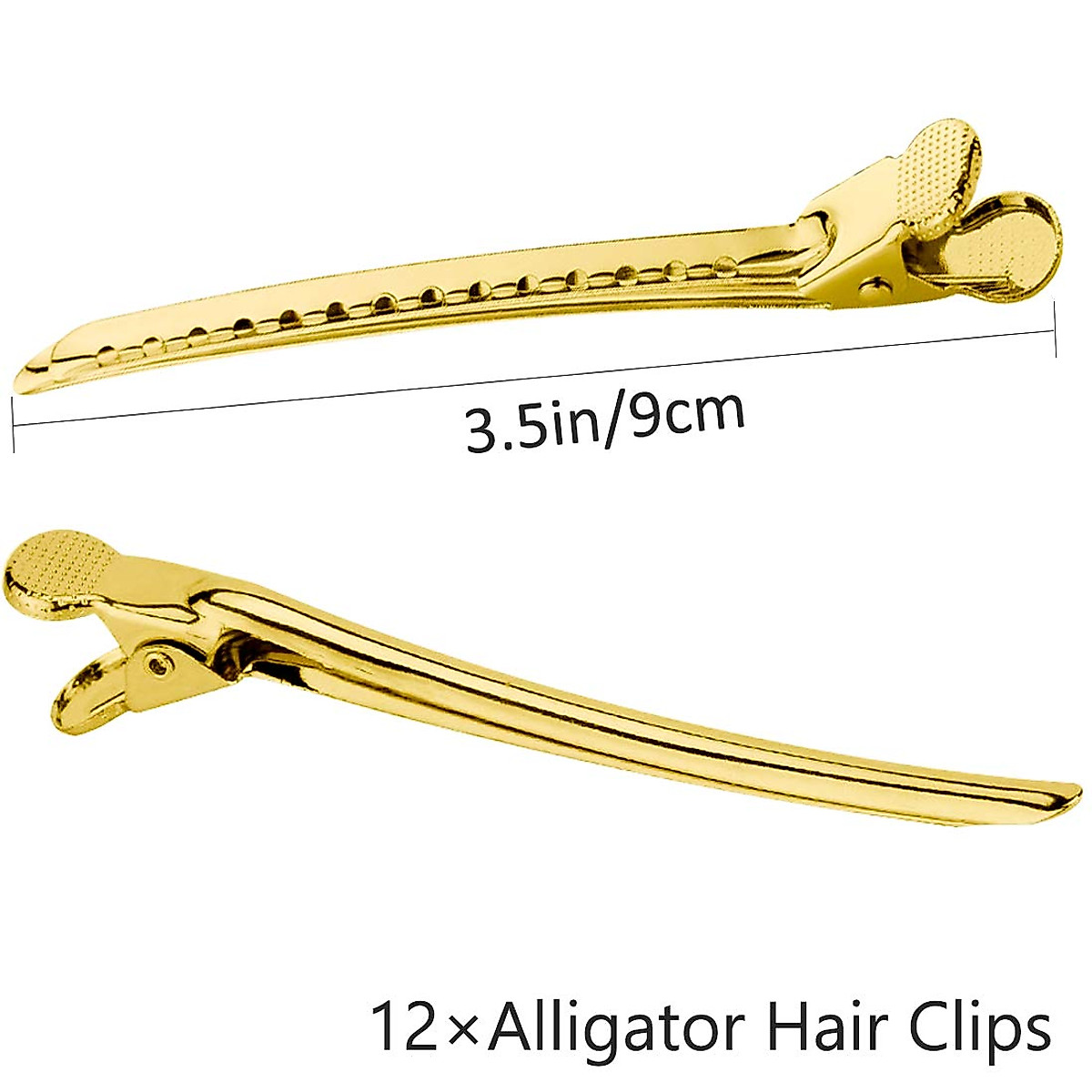 Stainless Steel Hair Prong and Duckbill Sectioning Clips - Barrettes for Hairstyling and Salon Use