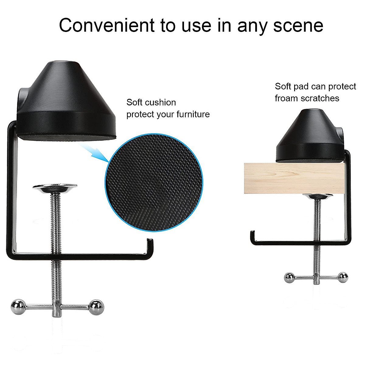 Rode Podmic Stand with Microphone Windscreen and Dual Layered Mic Pop Filter for Rode PodMic Podcasting Microphone by YOUSHARES
