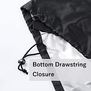 Grill Cover 60 inch, iCOVER Waterproof Outdoor BBQ Gas Barbecue Covers, Polyester Lightweight Easy On/Off, Dustproof for Weber Char-Broil Nexgrill and More Grills