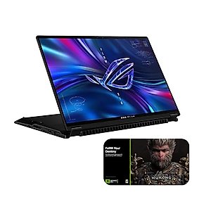 EXCaliberPC 2023 ASUS ROG Flow X16 GV601VI-CS94 (i9-13900H, 32GB RAM, 1TB NVMe SSD, RTX 4070 8GB, 16" QHD+ 240Hz 3ms, Windows 11 Pro) Touchscreen Gaming Laptop