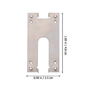 Angoily Solar Panel With Frame PV Grounding Clip Washer Spacer Stainless Steel Photovoltaic Ground Gasket Photovoltaic Rack Conductive Gasket 5mm 50pcs