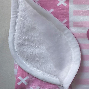 Lucky 4 Leaf Clover Baby Blanket Personalized with Baby Name for Goys or Girls - Super Soft Fleece Throws Blanket, 31x47 Inch