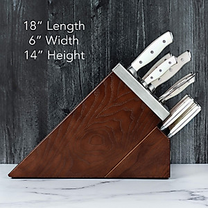 Henckels Forged Accent 20 Piece Self Sharpening Knife Block Set with Off-White Handles