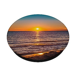 Sunset Beach Ocean PopSockets Standard PopGrip