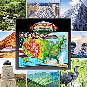 Natural Wonders America's National Park Quarters Collection Map