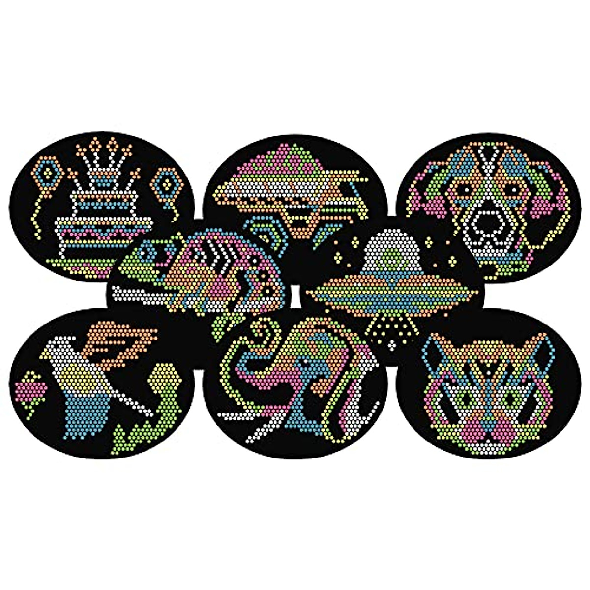 Lite Brite Oval High Definition - Light Up Toy – 650 Mini Pegs, 8 HD Design Templates, Great Gift for Girls and Boys Ages 6+