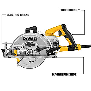 DEWALT 7-1/4-Inch Circular Saw, 15-Amp, Worm Drive, Corded (DWS535B)