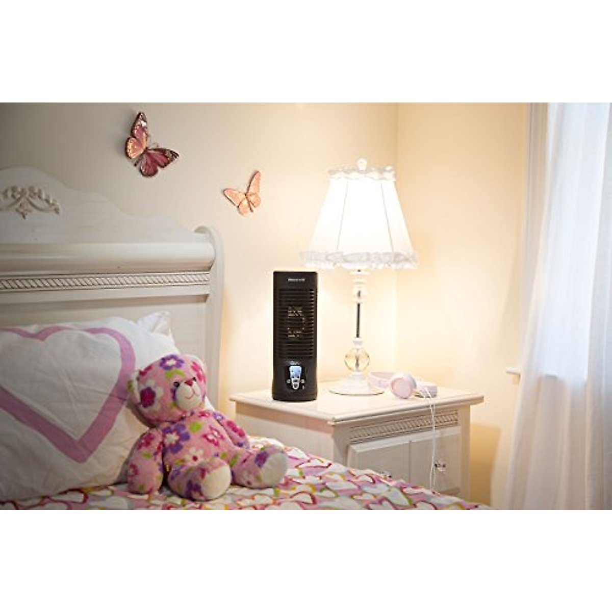 Honeywell HTF210B QuietSet Personal Table Fan, Black – Oscillating Personal Fan with Quiet Operation and 4 Levels of Power and Sound