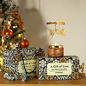 Butterfly Gifts for Women,Unique Birthday Gift for Mom Sister Best Friend Girlfriend ,Rotatable Scented Candles for Anniversary Easter Mother Day,Gifts for Women Who Have Everything