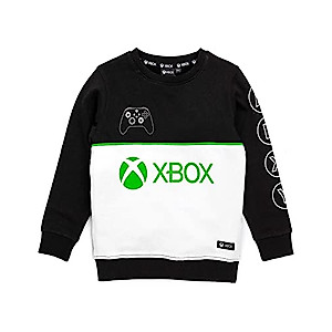 Xbox Sweatshirt Boys Kids Game Console Black Sweater Hoodie Merchandise 11-12 Years