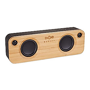 House of Marley Get Together: Portable Speaker with Wireless Bluetooth Connectivity, 8 Hours of Indoor/Outdoor Playtime, and Sustainable Materials, Signature Black