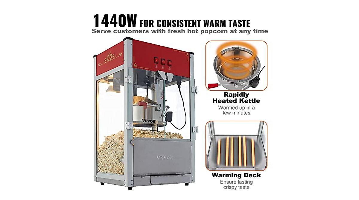 VEVOR 12 Oz Popcorn Machine - Perfect for Events