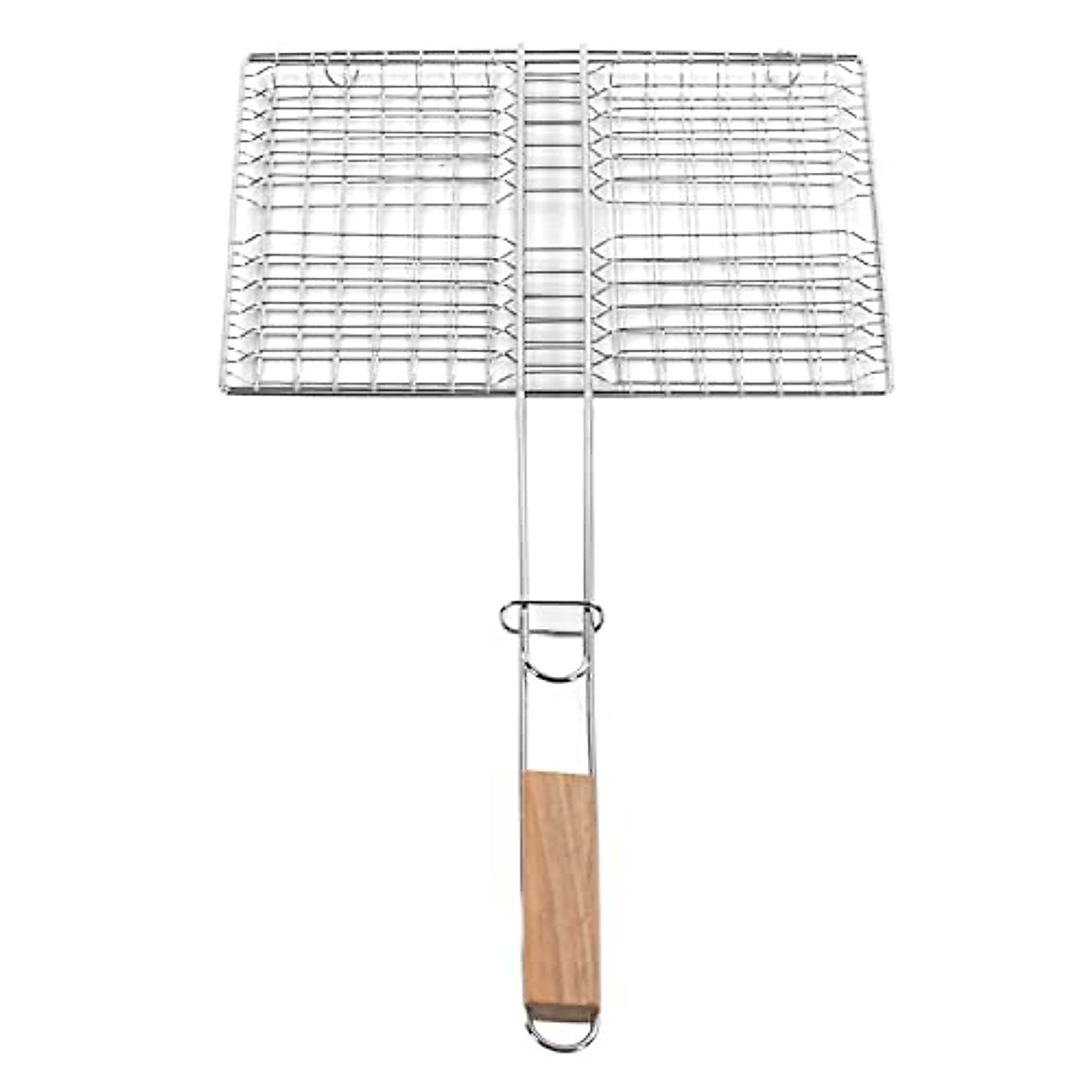 RvSky Garden kit BBQ Grill Basket Stainless Steel Rustproof Multipurpose Fish Grill Basket for Outdoor