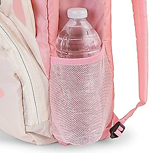 Outdoor Gear Girl's Izzie the Llama Kid's Backpack - 15 Liter (Pink & Cream, 11"x4.5"x14")